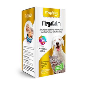Suplemento Alimentar MegaCalm 30 Comprimidos MegaNux - Vitaminas e ...