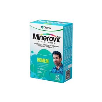 Suplemento Alimentar Minerovit Homem 60Cps - Cifarma - Multivitamínico ...