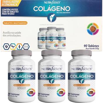 Suplemento Alimentar Nutrafases Colágeno Cães 90 Tabletes - Suplemento ...