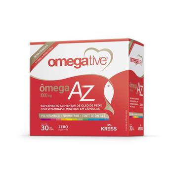 Suplemento Alimentar Omegative AZ 30 Cápsulas - KRESS FARMACEUTICA ...