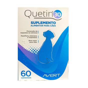 Suplemento Alimentar para Cães Quetin 30 (60 comprimidos) - Avert ...