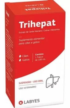 Suplemento Alimentar Trihepat 100ml - Cães E Gatos - Labyes - Vitaminas ...