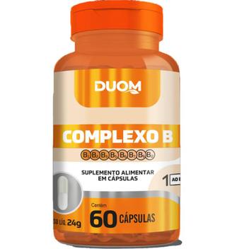 Suplemento Alimentar Vitamina Complexo B 60 Cps Duom - Complexo B ...