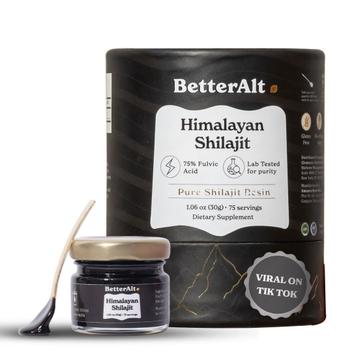 Suplemento Better Alt Pure Himalayan Shilajit - Resina 400mg ...
