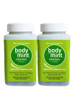 Suplemento BodyMint 50 comprimidos (pacote com 2) - Odor corporal ...