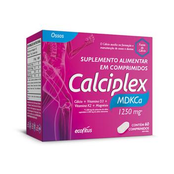 Suplemento Calciplex MDKCA 1250mg Para Ossos Ecofitus - Vitaminas A-Z ...