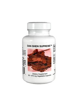 Suplemento Dan Shen Supreme Nutrition - 90 Cápsulas de Sálvia Vermelha ...