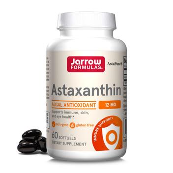 Suplemento de Astaxantina Jarrow Formulas - 12mg - 60 Cápsulas ...