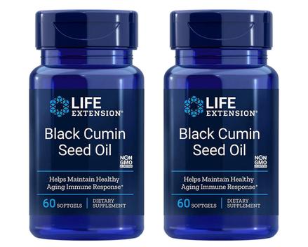 Suplemento de Óleo de Cominho Preto Life Extension - 60 Cápsulas ...