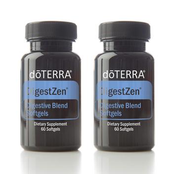 Suplemento doTERRA DigestZen Softgels - Pacote com 2 (60 Unidades ...