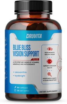 Suplemento Druvita Blue Bliss Vision Support 60 cápsulas - Vitaminas e Suplementos para Pet ...