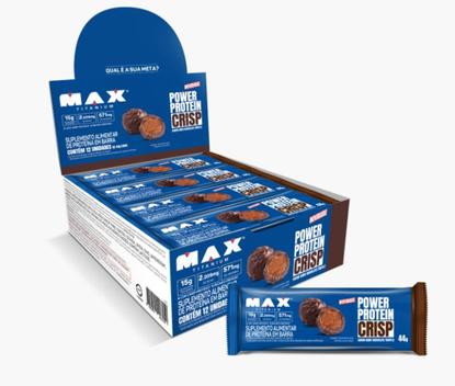 Suplemento Em Barra Max Titanium Power Protein Crisp 44g C/12und ...