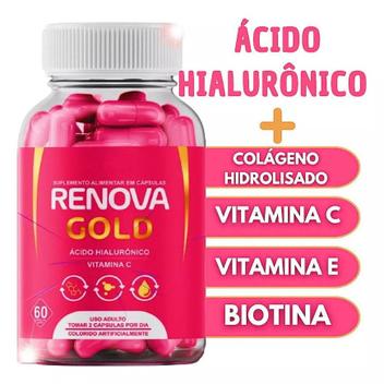 Suplemento em cápsula Naturais Suplementos Renova Gold vitaminas e ...
