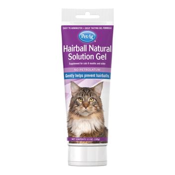 Suplemento em gel de solução natural Hairball PEtag Cats 100ml ...