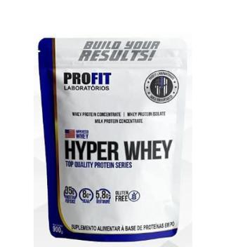 Suplemento em Pó Hyper Whey 900g Refil Profit Labs Whey Protein Isolado e Concentrado - Whey ...