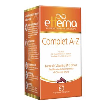 Suplemento etterna complet a-z c/60 caps - A2F LABORATORIO FARMACÊUTICO - Multivitamínico ...