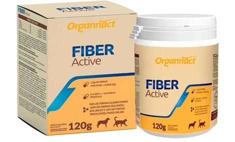 Suplemento Fiber Active para Cães e Gatos 120g - Organnact - Vitaminas ...