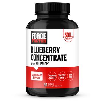 Suplemento Force Factor Blueberry Concentrate 90 cápsulas gelatinosas - Ômega 3 / Óleo de Peixe ...
