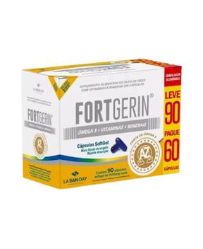 Suplemento Fort Gerin Ômega 3+Vitaminas 90 Cps - La San-Day - Ômega 3 ...