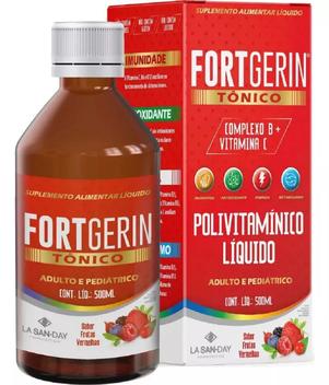 Suplemento Fort Gerin Tonico 500 Ml - La San Day - Tônico Capilar ...