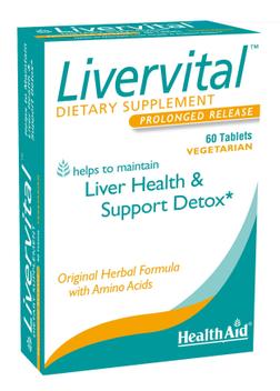 Suplemento HealthAid LiverVital Liver Health Support 60 ct - Copos ...