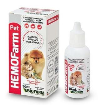 Suplemento Hemofarm Pet 125ml - semelhante Hemolitan Pet - BIOFARM - Vitaminas e Suplementos ...