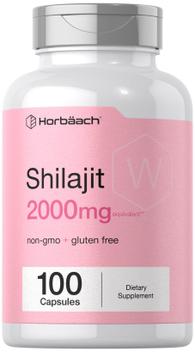 Suplemento Horbäach Shilajit - 2000mg - 100 Cápsulas - Creatina ...