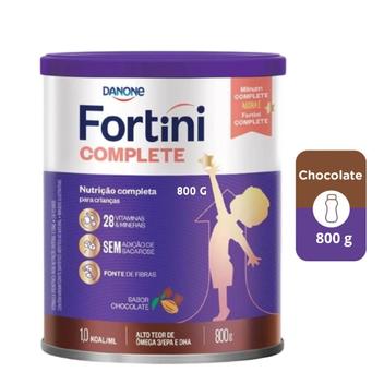 Suplemento Infantil Em Pó Danone- Fortini Complete 800g - Chocolate ...