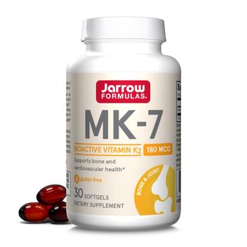 Suplemento Jarrow Formulas MK-7 180mcg de vitamina K2 30 cápsulas ...