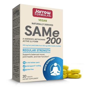 Suplemento Jarrow Formulas SAMe, comprimidos de 200 mg, fornecimento de ...