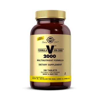 Suplemento Multinutriente Solgar VM-2000 - 180 Comprimidos ...