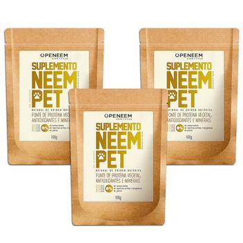 Suplemento Neem Pet 100G Openeem - 3 Unidades - Preserva Mundi ...
