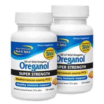 Suplemento NORTH AMERICAN HERB & SPICE Super Strength Oreganol P73 120 ...