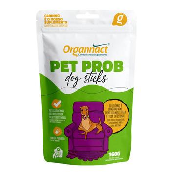 Suplemento Organnact Pet Prob Dog Sticks para Cães - 160 g ...