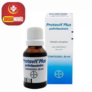 Suplemento Polivitamínico Protovit Plus 20ml em gotas - Bayer ...