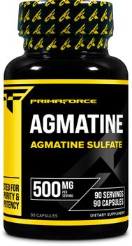 Suplemento Primaforce Agmatina Sulfato 500mg - 90 Cápsulas - Cloreto de ...