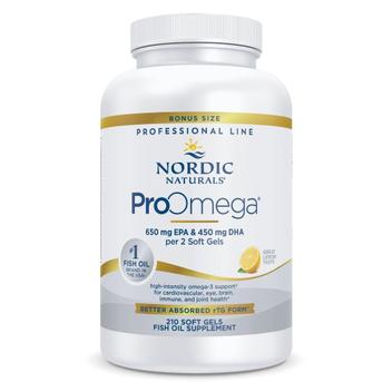 Suplemento ProOmega 210 - Cápsulas Gelatinosas Nordic Naturals - Ômega ...