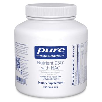 Suplemento Pure Encapsulations Nutrient 950 com NAC 240 Caps - Cloreto ...