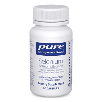 Suplemento Pure Encapsulations Selenium 200mcg 60 cápsulas - Vitaminas ...