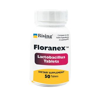 Suplemento Rising Pharma Floranex Lactobacillus 50 comprimidos - Ômega ...