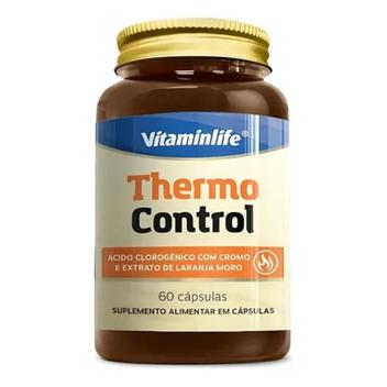 Suplemento Thermo Control 60 Cápsulas Vitamin Life - Termogênico ...