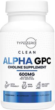 Suplemento Tipo Zero Ultra Clean Alpha GPC Colina 600mg - Type Zero ...
