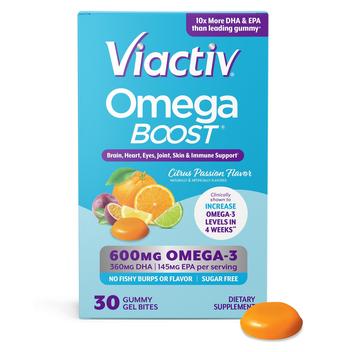 Suplemento Viactiv Omega 3 em Gomas - 30 Vitaminas - Ômega 3 / Óleo de ...
