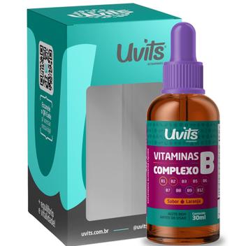 Suplemento Vitaminas Complexo B 30ml Gotas - Uvits - Vitaminas A-Z - Magazine Luiza