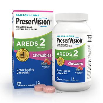 Suplemento vitamínico e mineral PreserVision AREDS 2 70 ct - Música e ...