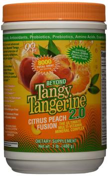 Suplemento Youngevity Beyond Tangy Tangerine 2.0 - Sabor Citrus Pêssego - Multivitamínico ...