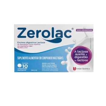 Suplemento Zerolac Enzima Lactase 10.000 Com 10 Baunilha - União ...