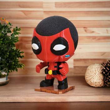 Suporte Alexa Echo Dot 4 e Echo Dot 5 Deadpool OU Wolverine decoração ...