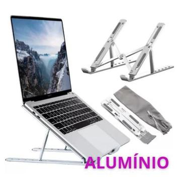 Suporte apoio de notebook - compacto e articulado- para home office ...