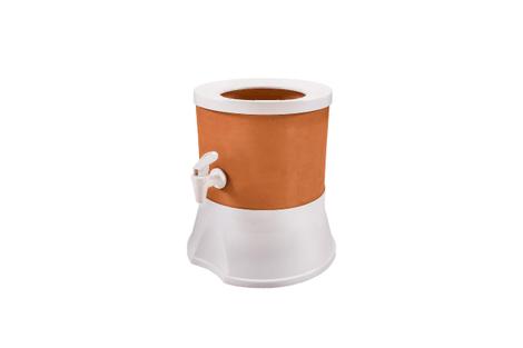 Suporte c/ cuba de barro p/ galão de água branco micromax - Suporte ...
